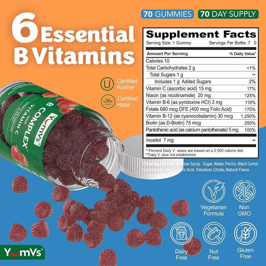 YUM-V's B complex vitamins with vitamin C