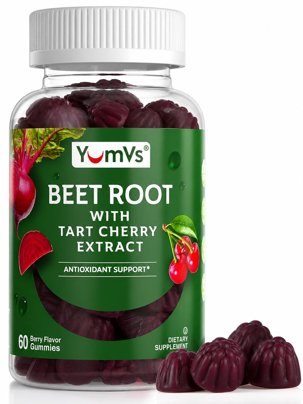 YUM-V's beet root gummies for energy