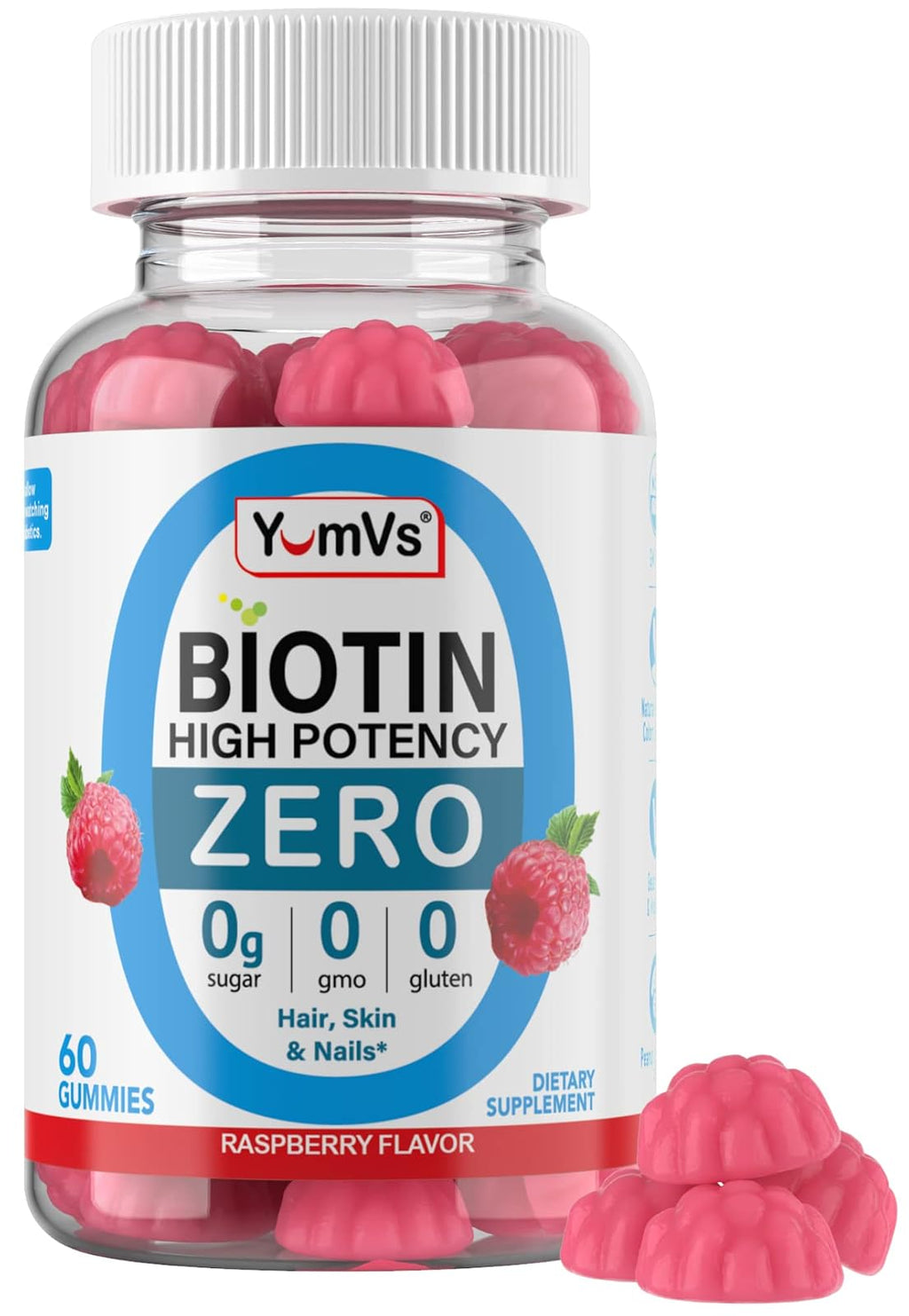 YUM-V's biotin gummies for hair