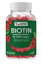 YUM-V's biotin gummies for healthy hair