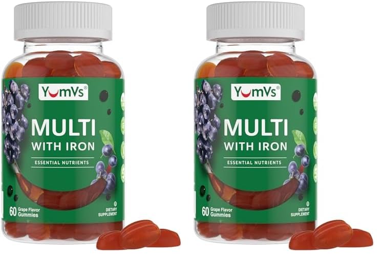 YUM-V's iron gummies for kids