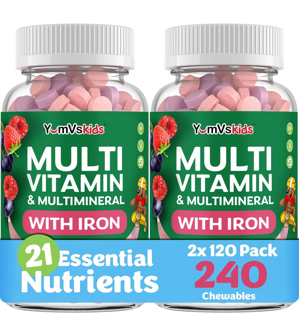 YUM-V's kids multivitamin with iron