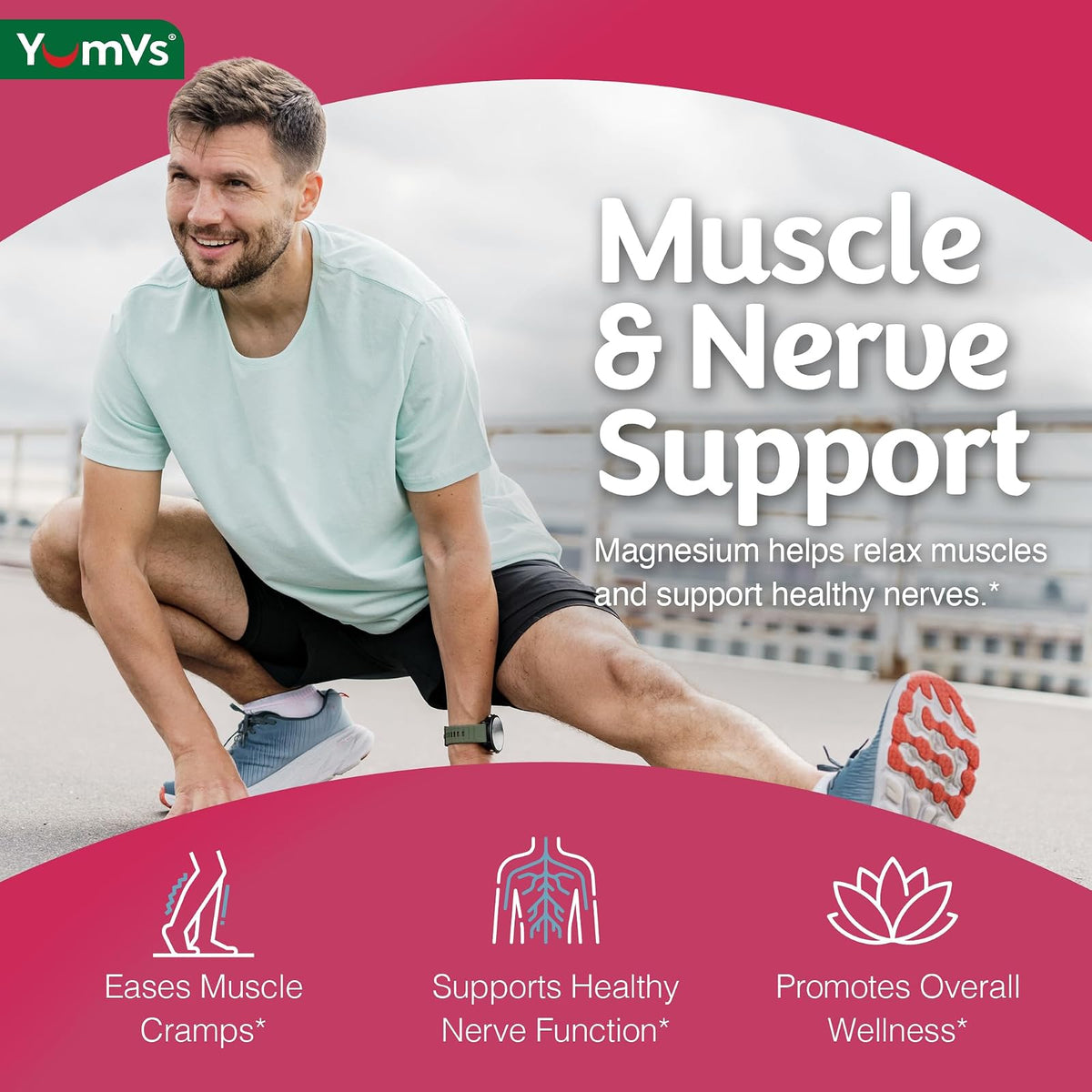 YUM-V's magnesium citrate for daily wellness