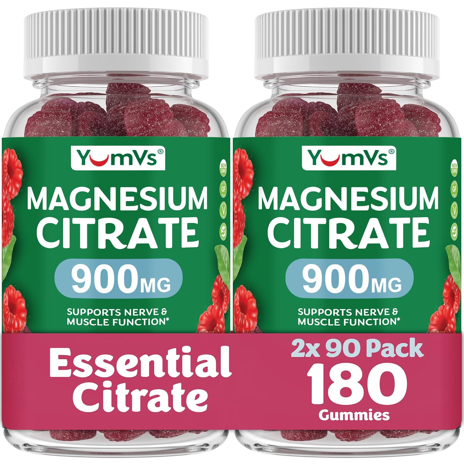 YUM-V's magnesium citrate gummies for relaxation