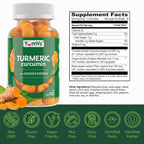 YUM-V's turmeric gummies with black pepper