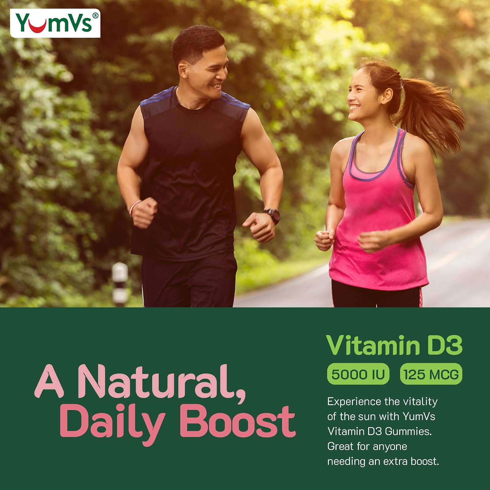 YUM-V's vitamin D3 with K2