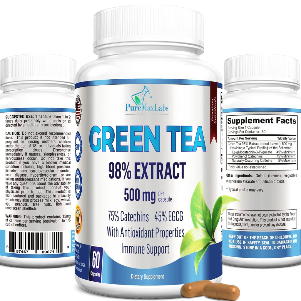 YUMMYVITE green tea extract capsules