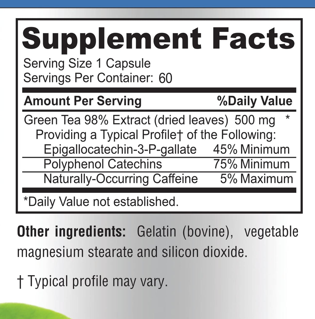 YUMMYVITE herbal green tea supplement