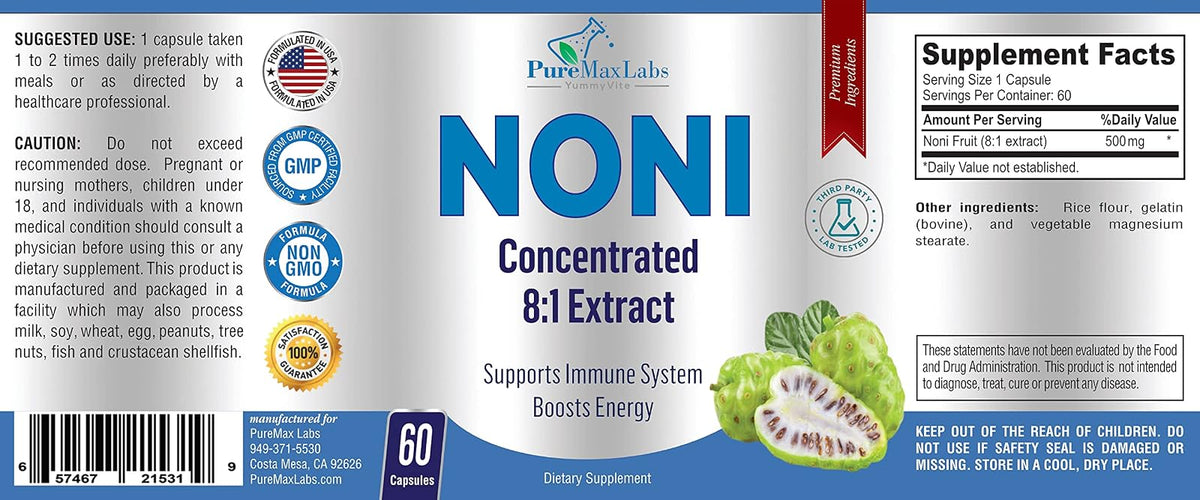 YUMMYVITE noni for digestive health