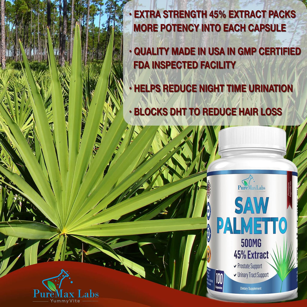 YUMMYVITE saw palmetto benefits