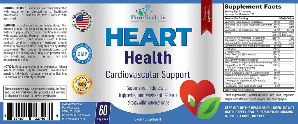 YUMMYVITE vitamins for heart vitality
