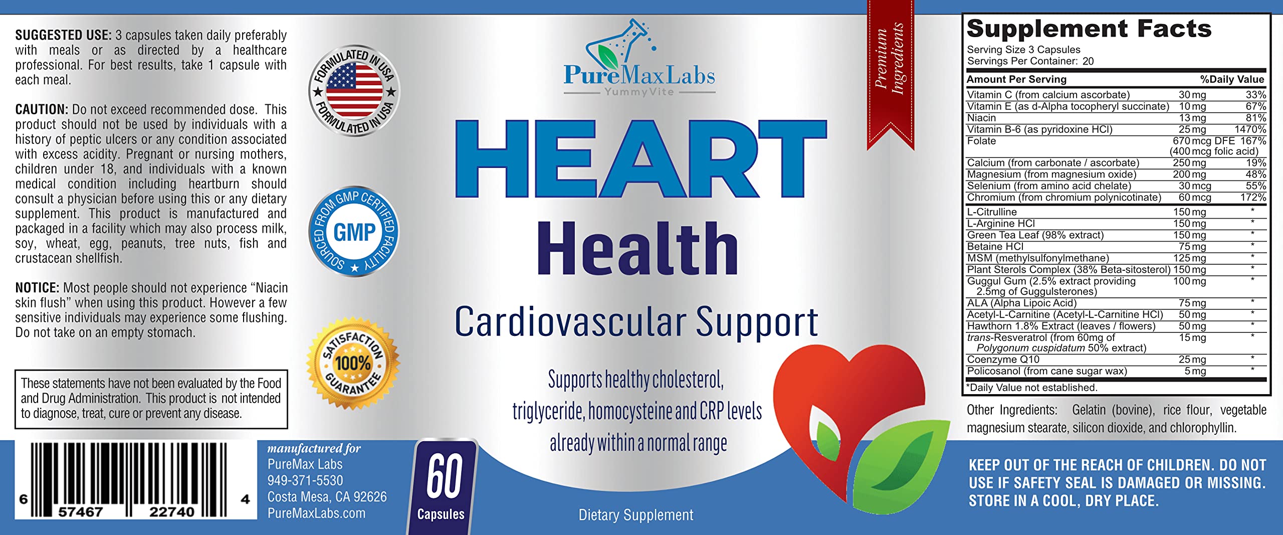 YUMMYVITE vitamins for heart vitality