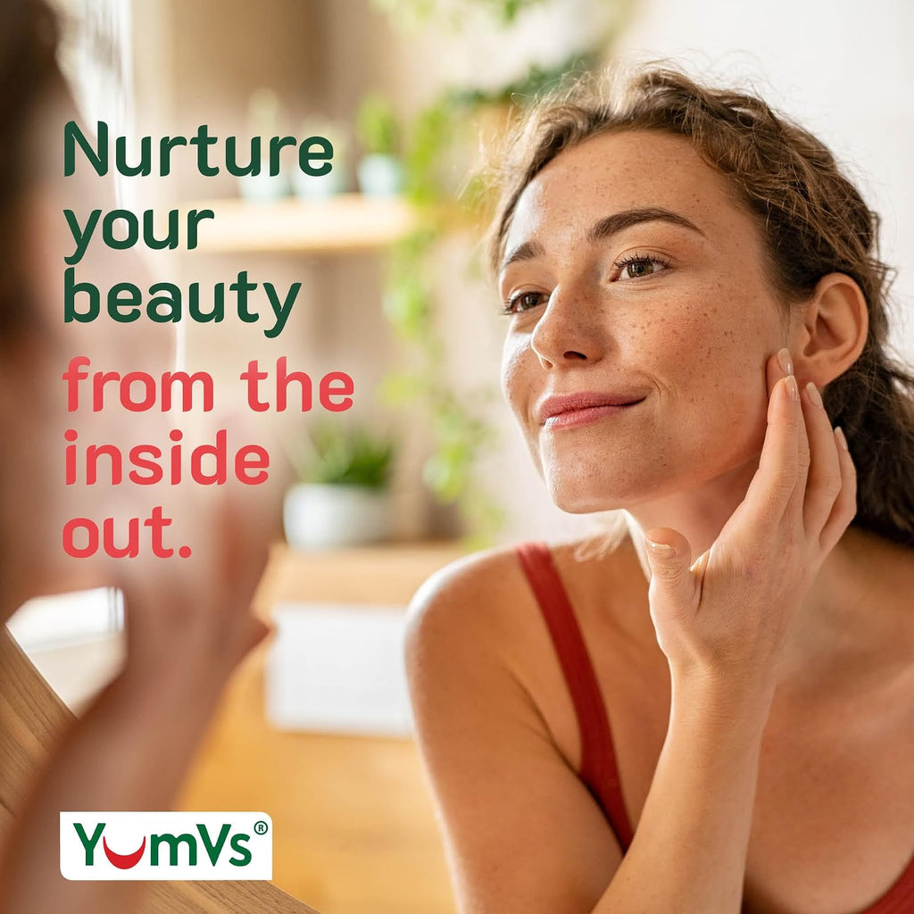 YumVs biotin gummies delicious fruit flavour