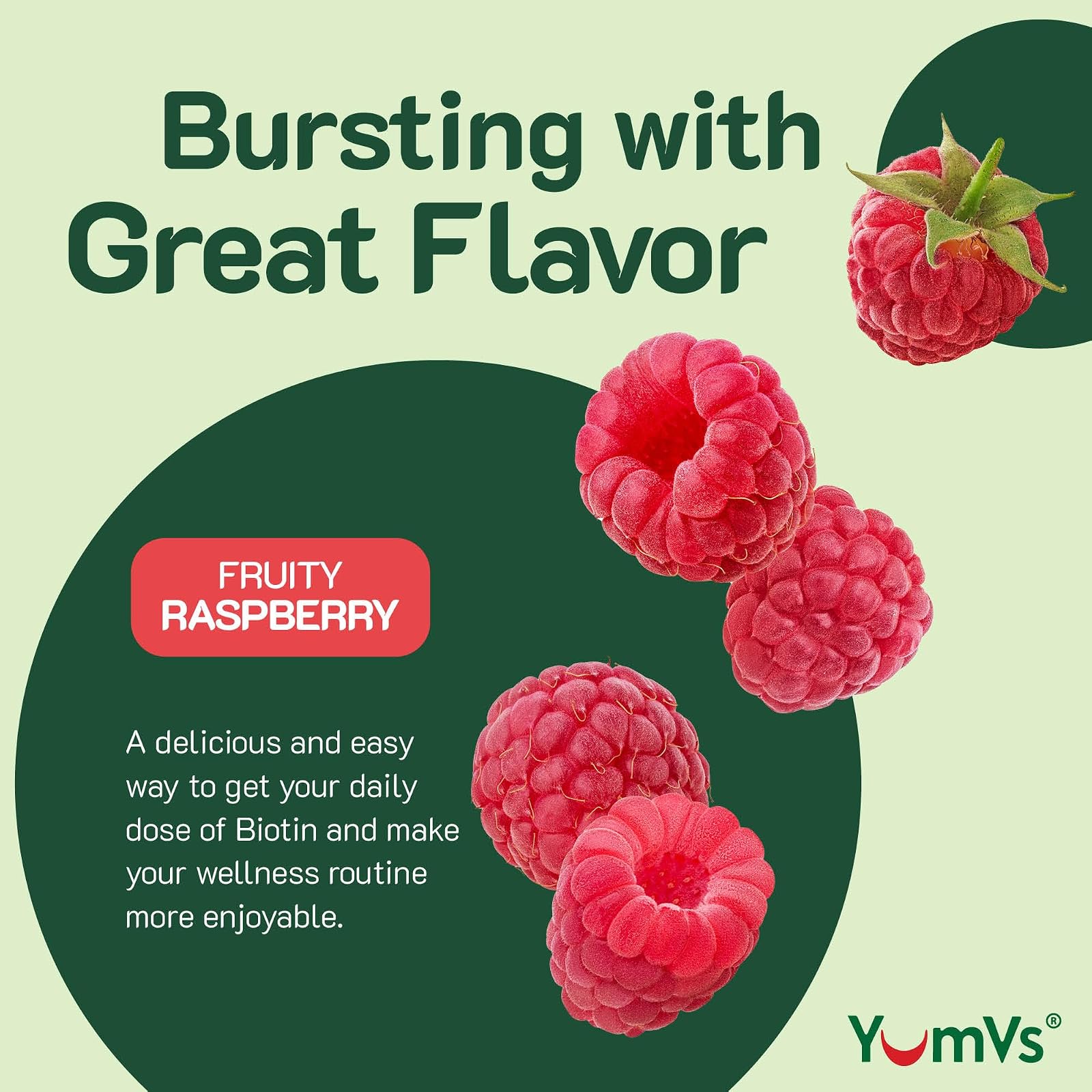 YumVs biotin gummies for skin health