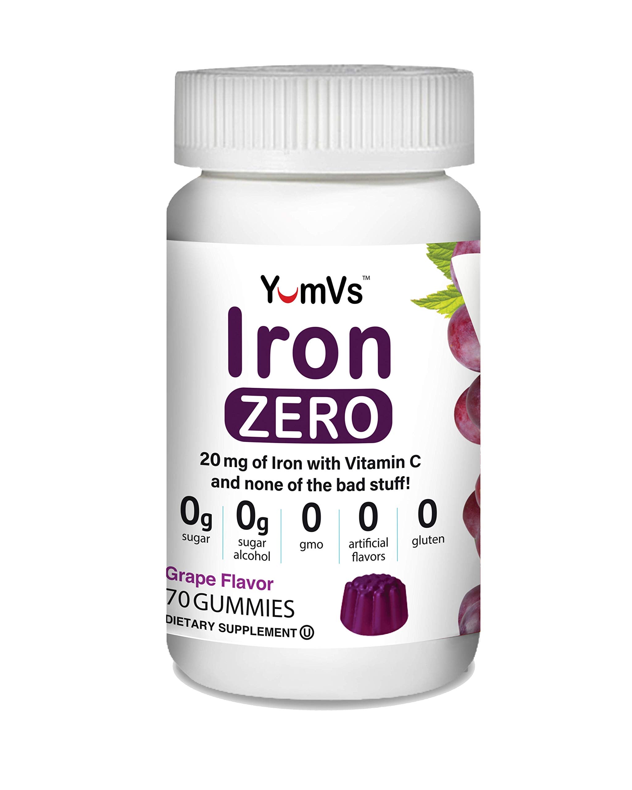YumVs iron gummies for energy