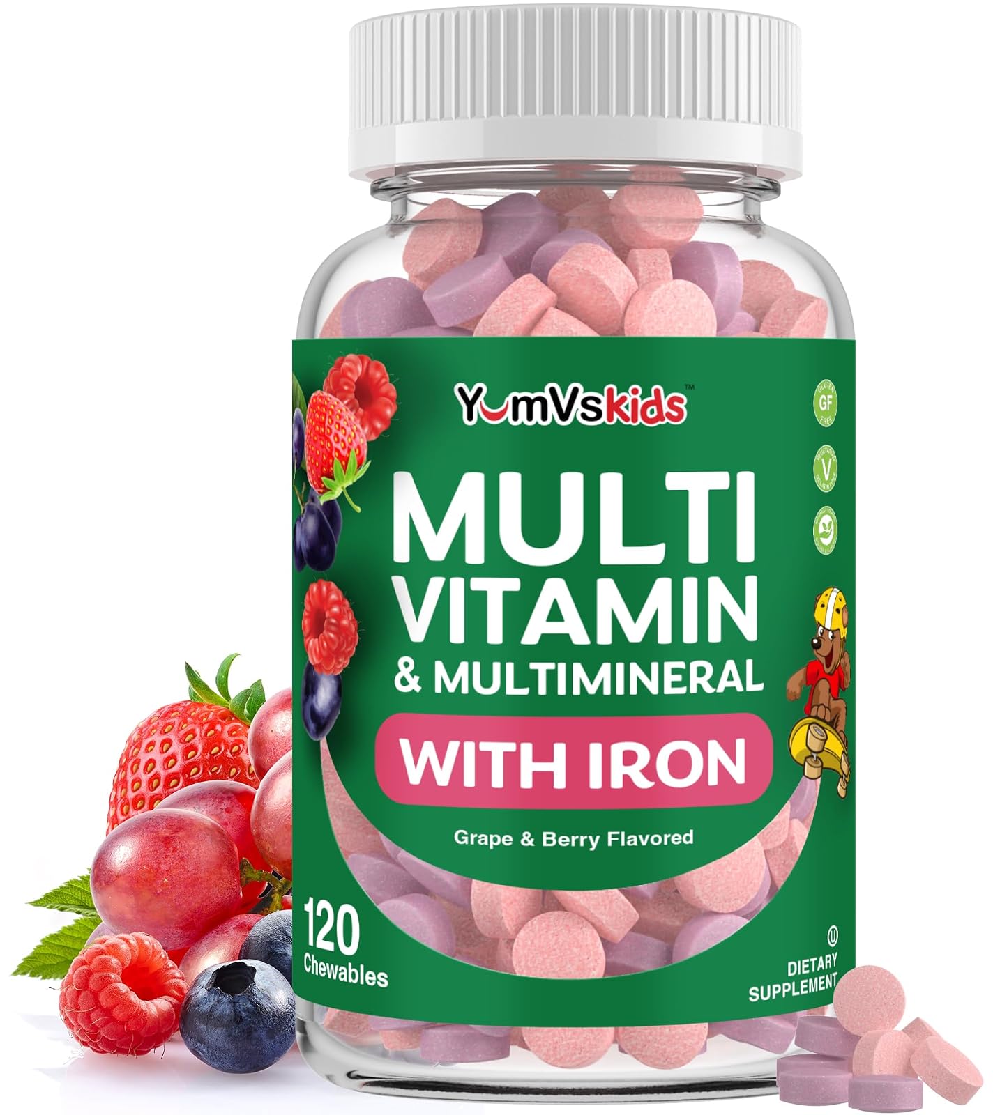 YumVs kids multivitamin chewable tablets