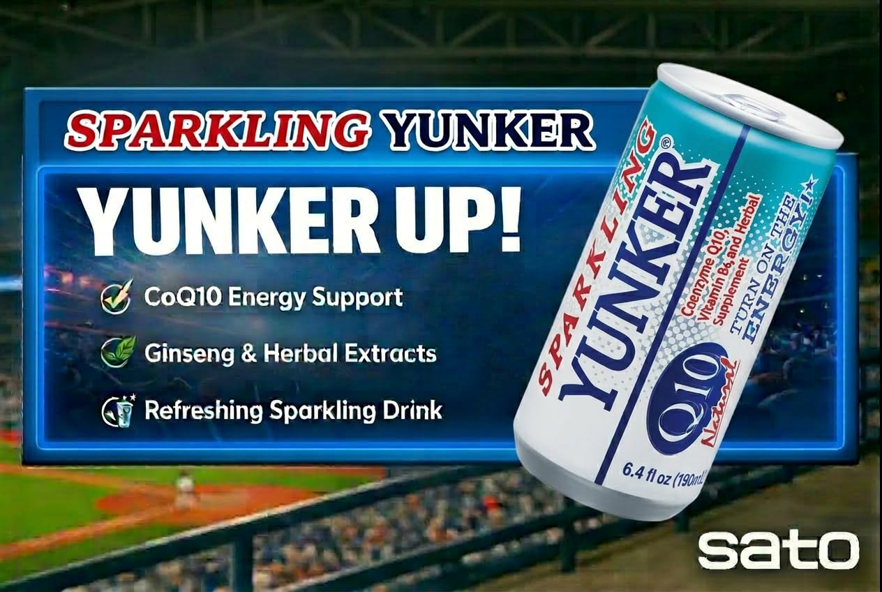 Yunker sparkling drink for vitality