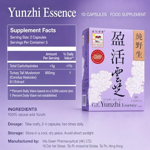 Yunzhi mushrooms for natural immune boost