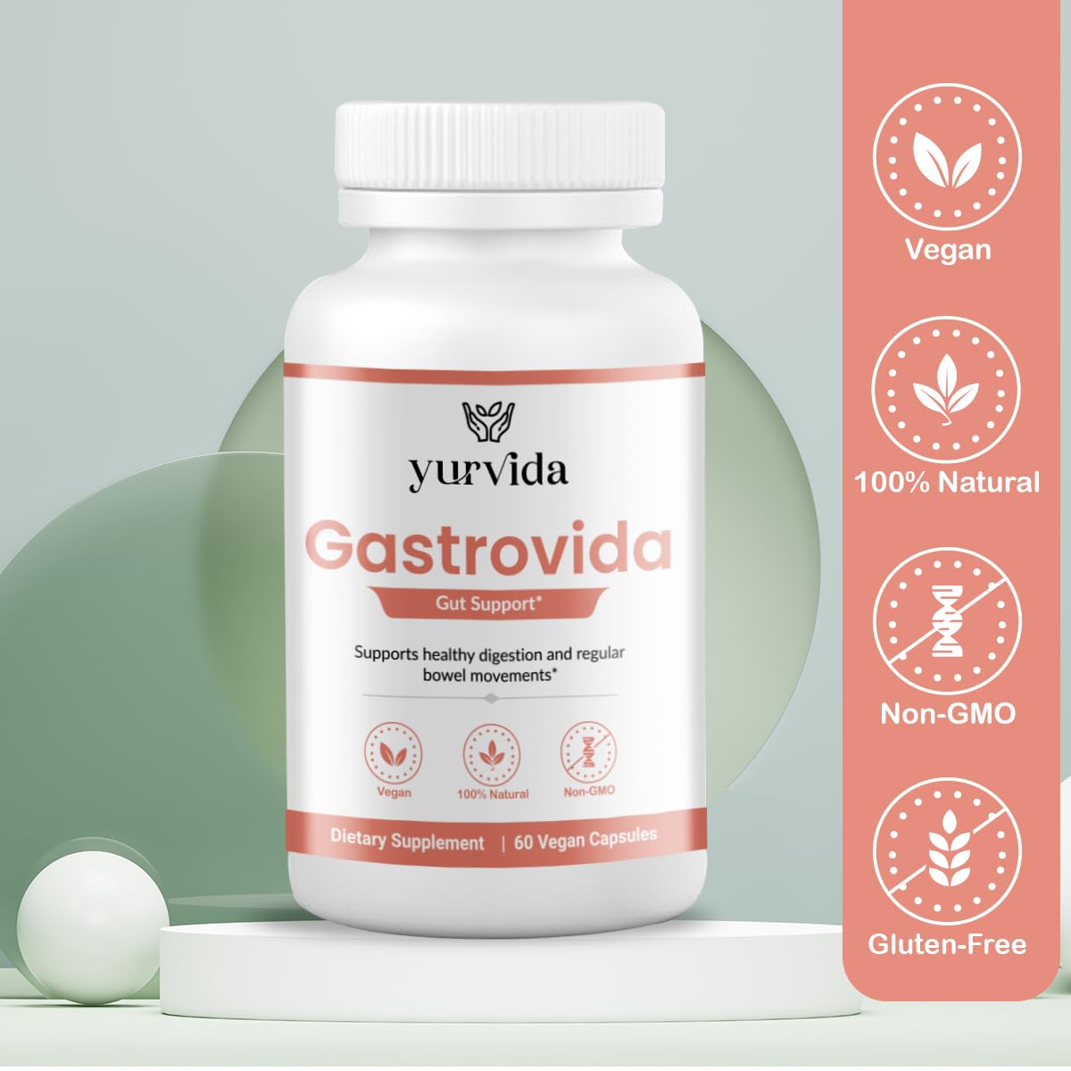 Yurvida Gastrovida vegan health supplements
