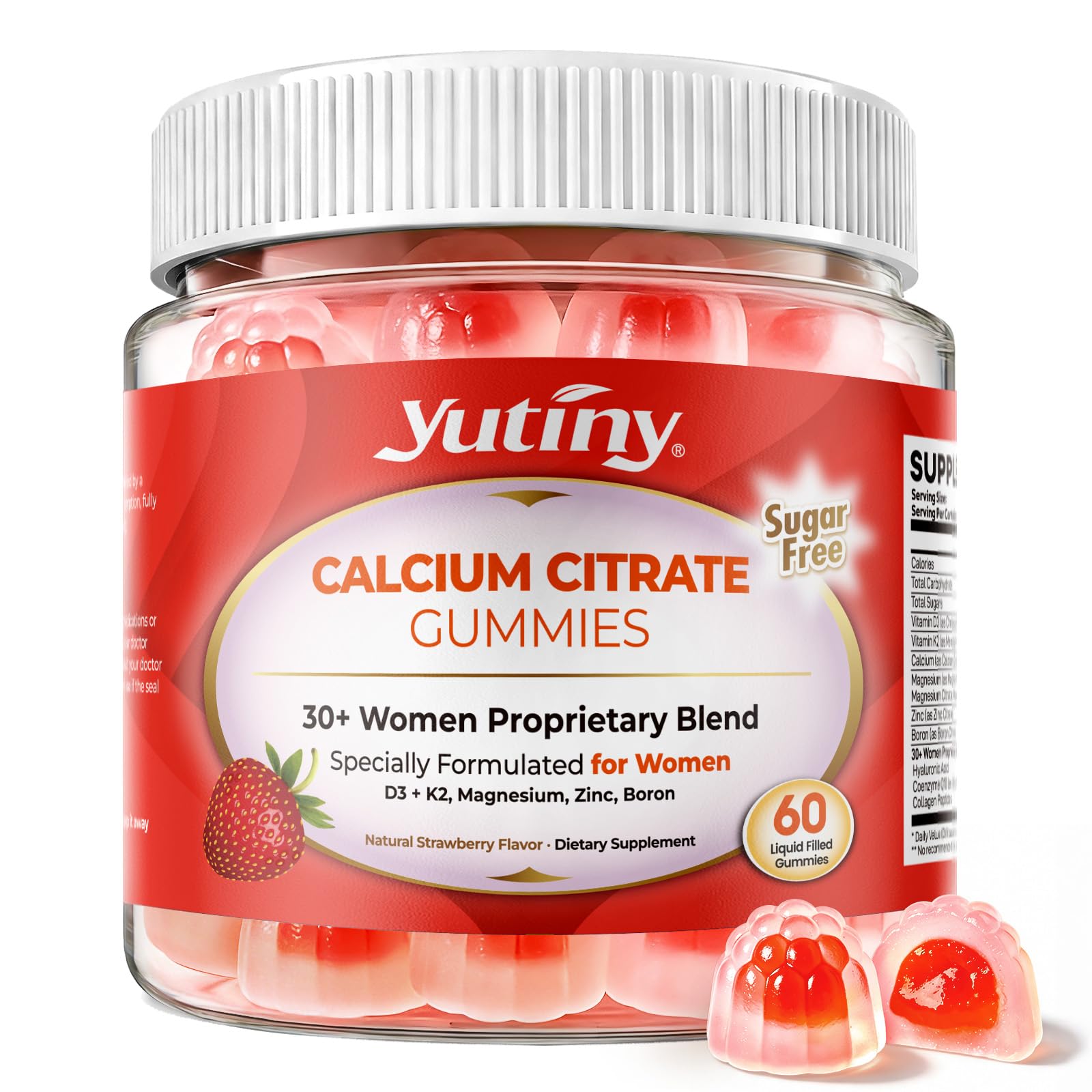 Yutiny calcium gummies for strong bones