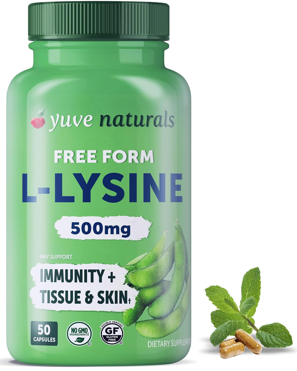 Yuve L-Lysine 500 mg capsules