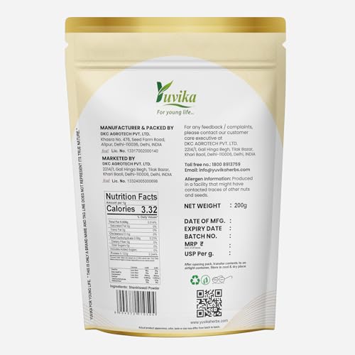 YUVIKA nettle powder for overall wellness