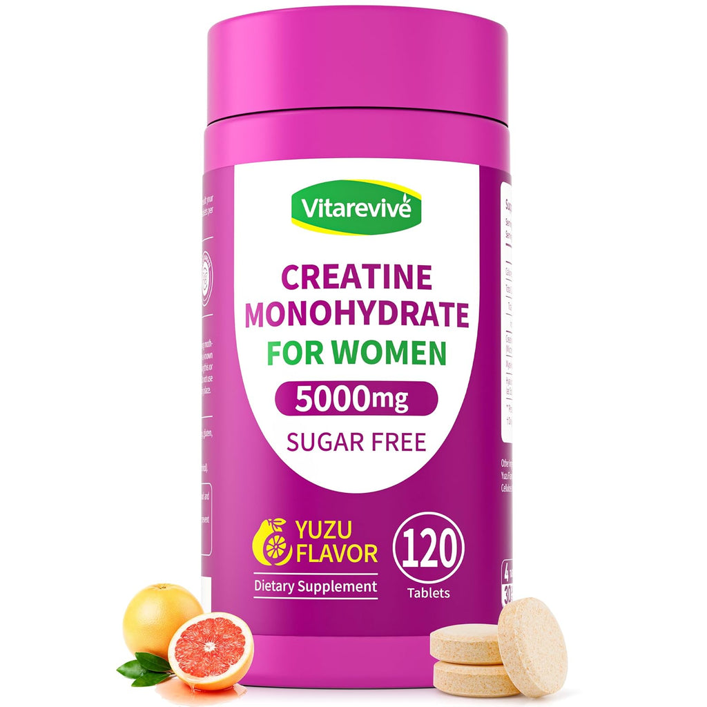 Yuzu flavor creatine chewable tablets