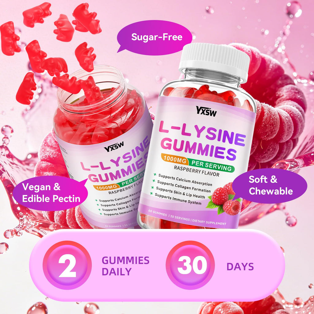 YXSW L-Lysine gummies for stress relief