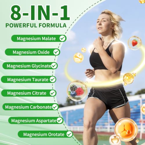 YXSW magnesium gummies for muscle support