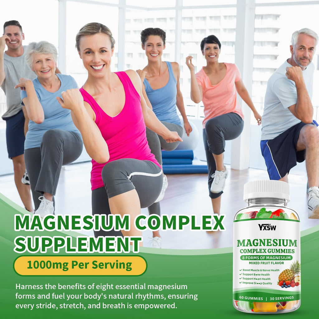YXSW magnesium gummies for stress relief