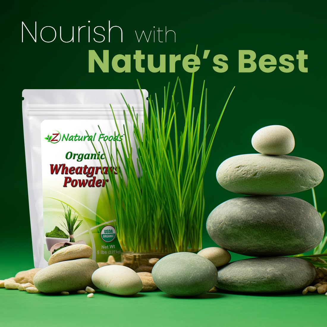 Z Natural Foods wheatgrass health benefits
