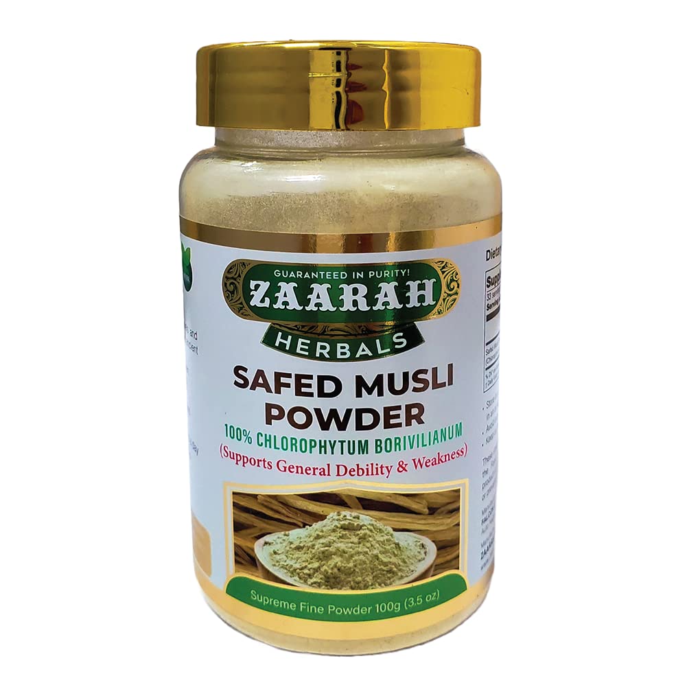 Zaarah Pure Safed Musli Powder benefits