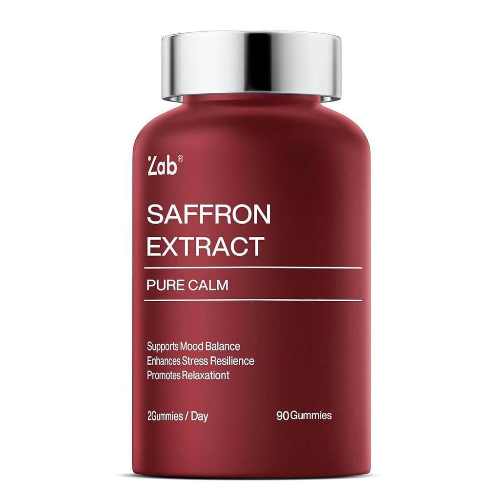 ZAB saffron gummies for mood support