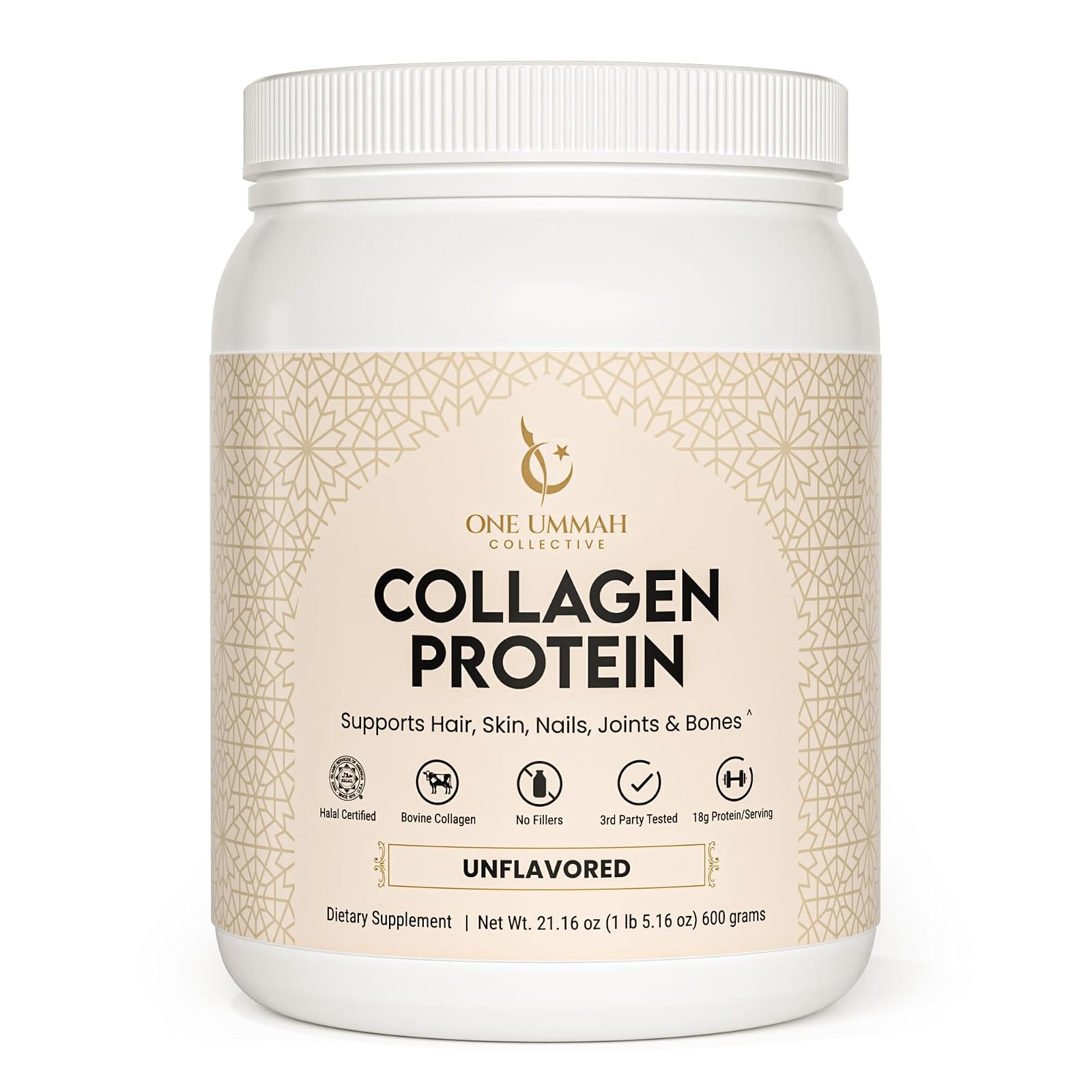 Zabiha Halal collagen peptides protein powder