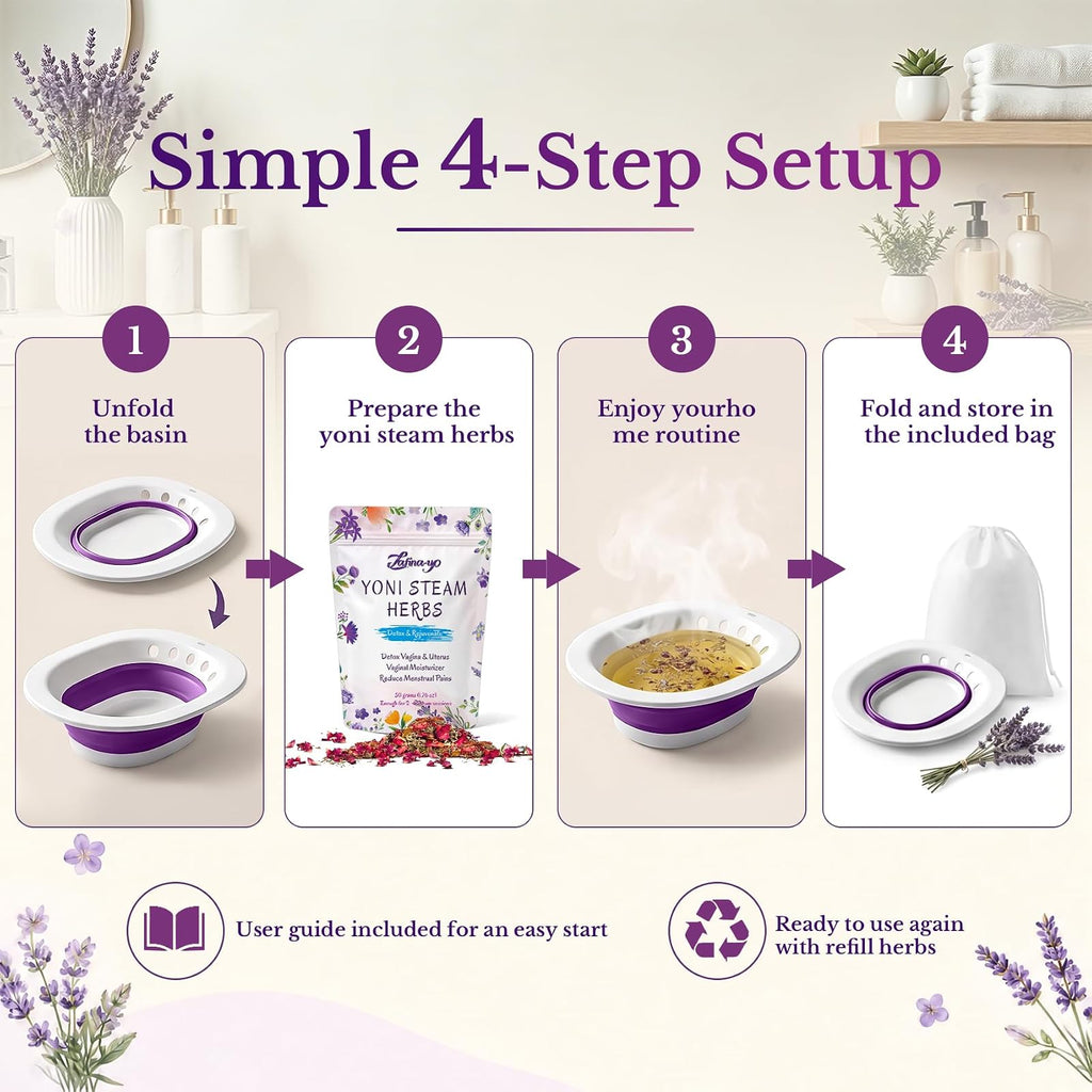 Zafina-UP yoni steam kit benefits