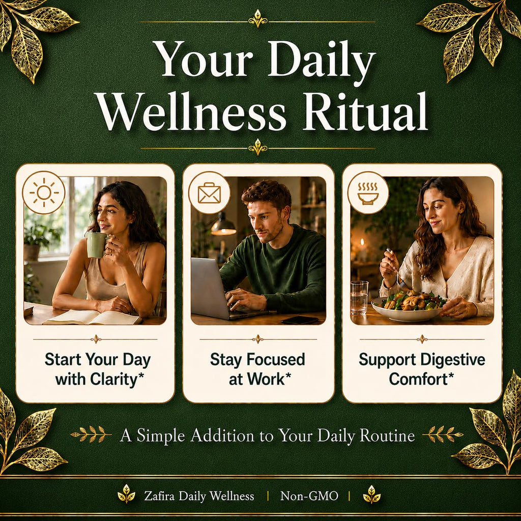 Zafira Organics multivitamins for vitality