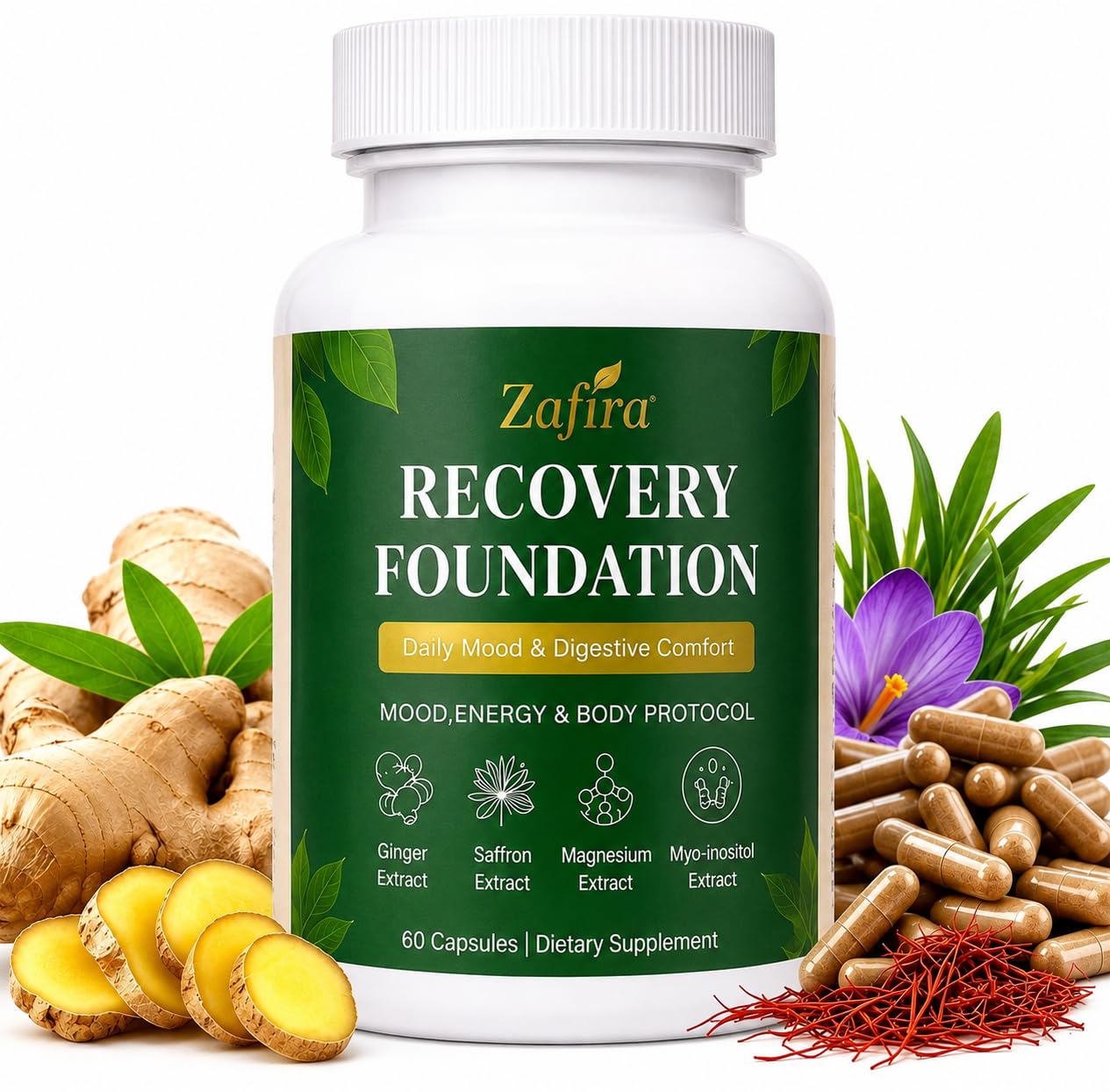 Zafira Organics recovery capsules benefits
