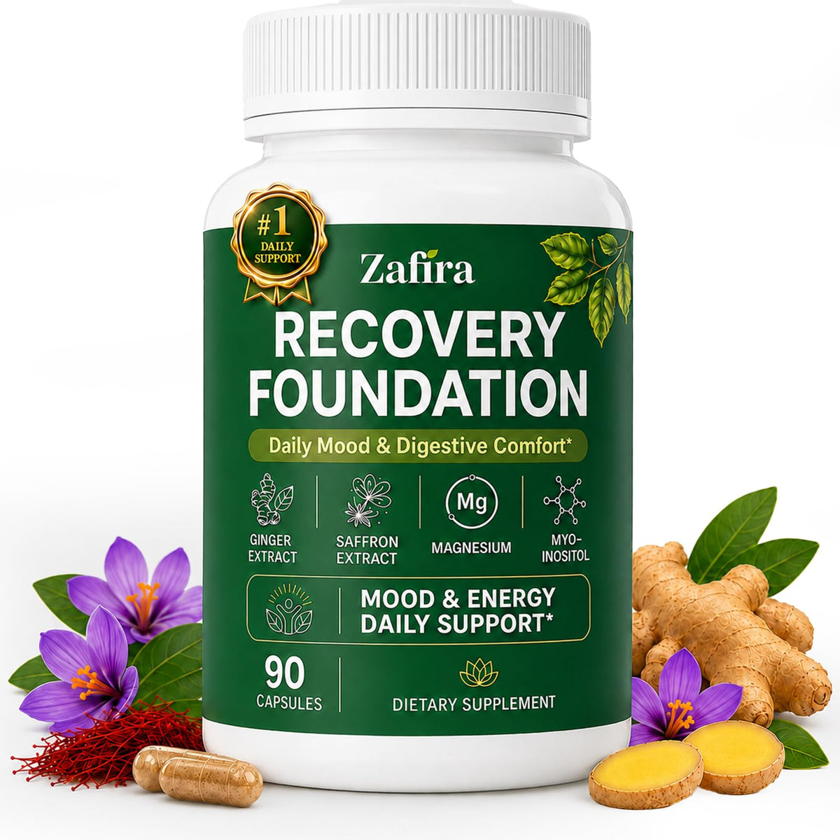 Zafira Organics saffron extract capsules