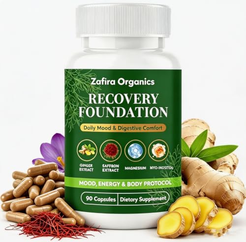 Zafira Organics saffron recovery capsules