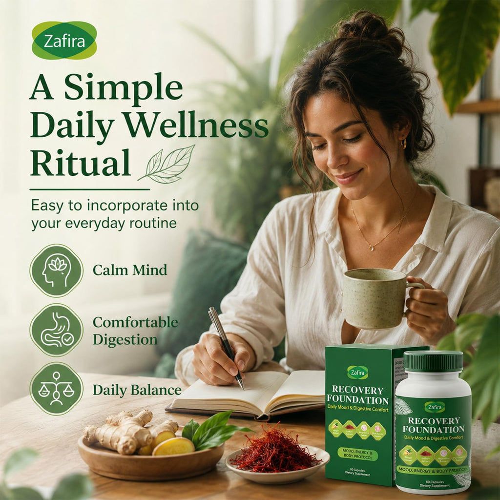 Zafira Recovery Capsules for post-workout recovery