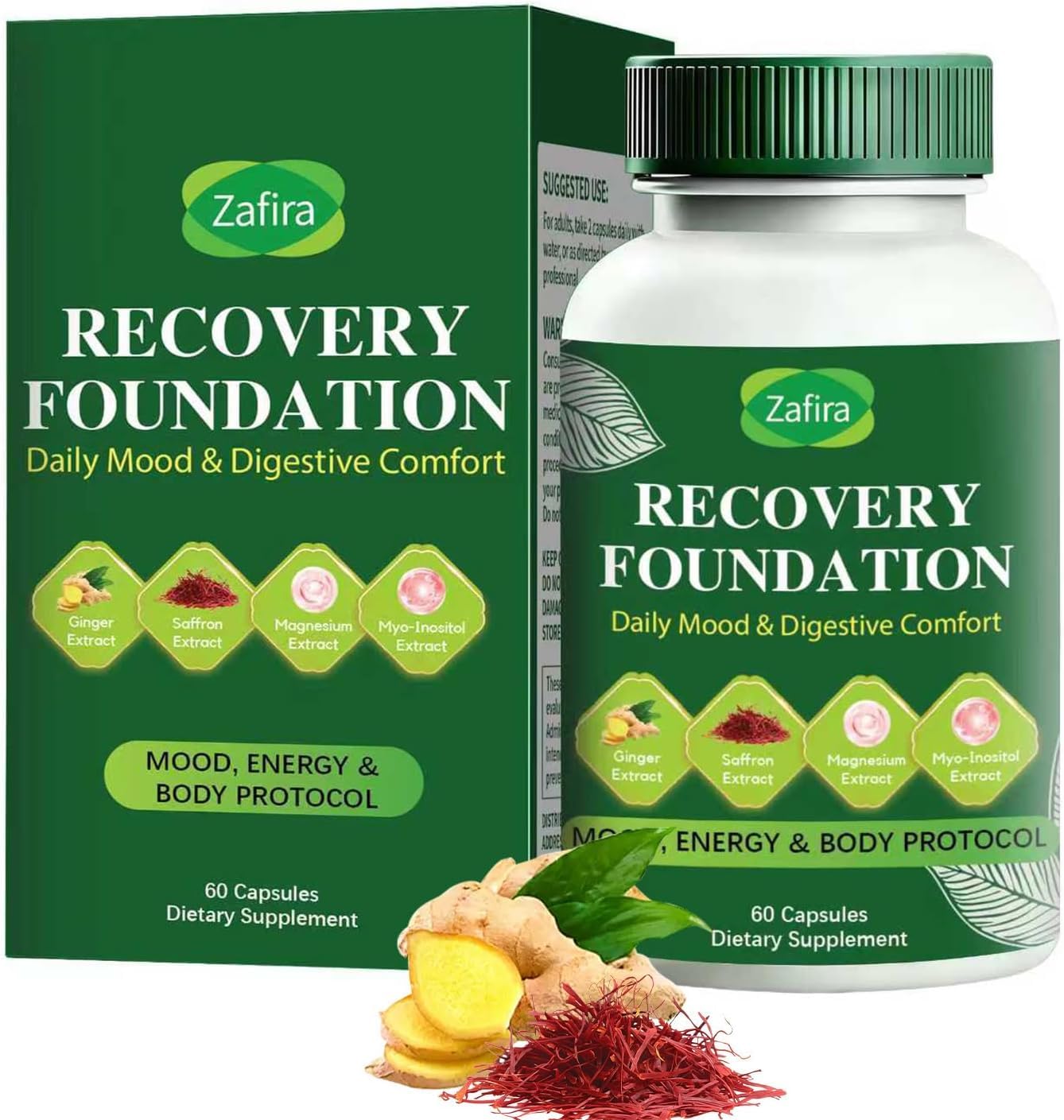 Zafira Recovery Foundation Capsules for wellness