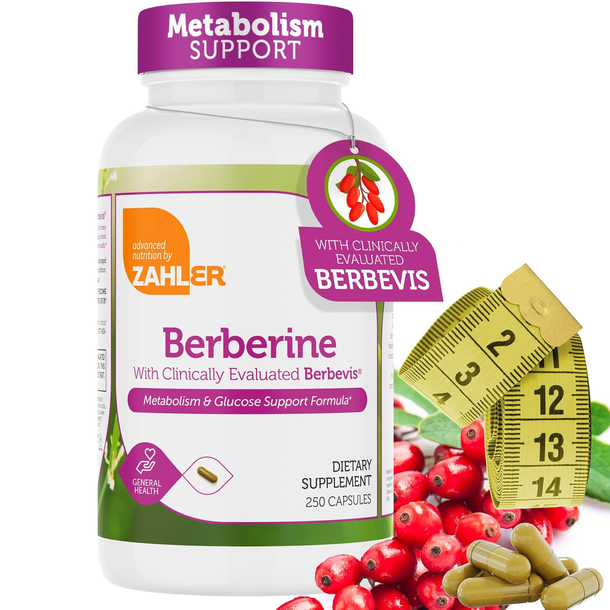 Zahler berberine capsules for health