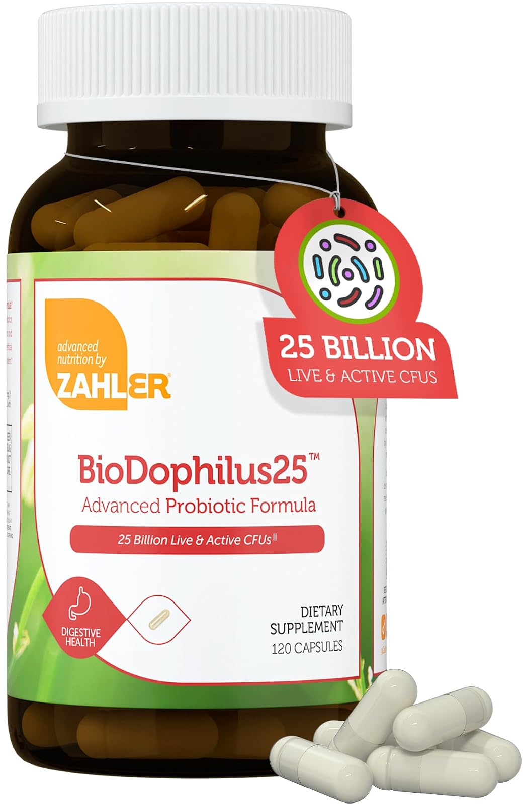 Zahler BioDophilus25 probiotic capsules