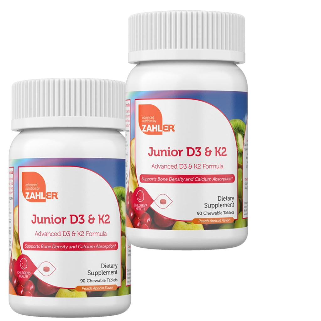 Zahler chewable vitamin D3 K2 tablets
