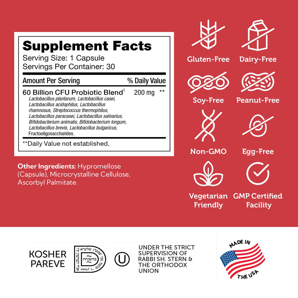 Zahler digestive health probiotic