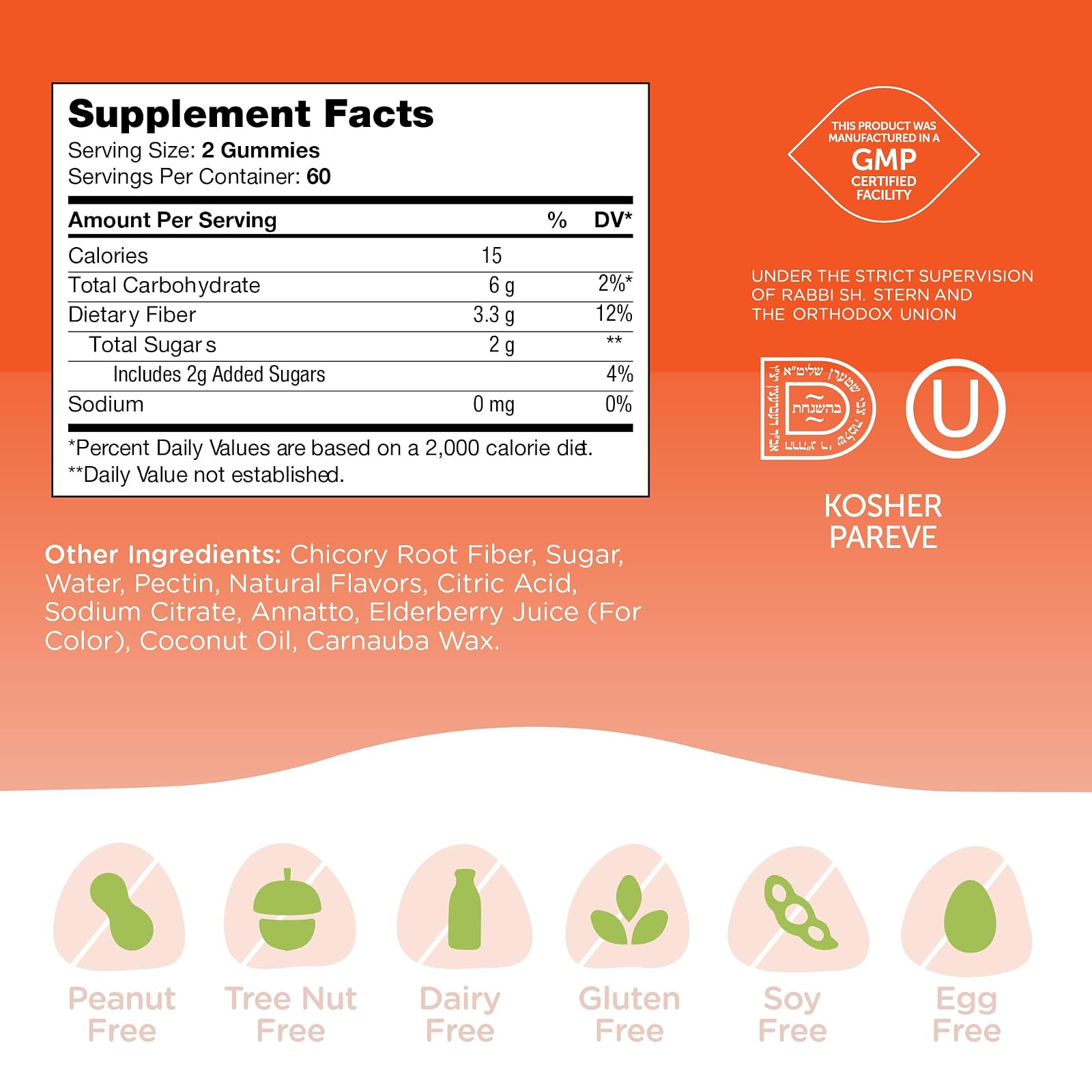 Zahler fiber gummies for regularity