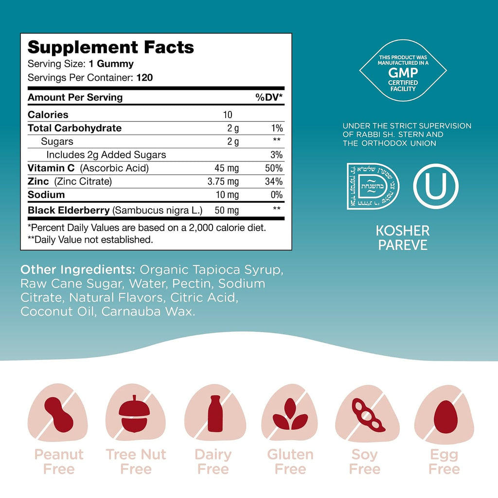Zahler gummies for children's wellness