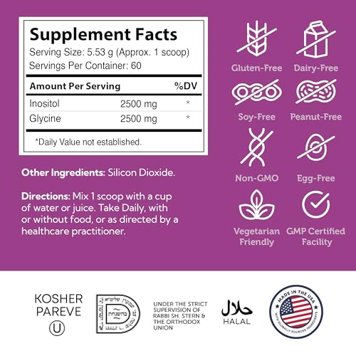 Zahler Inositol Powder for healthy metabolism