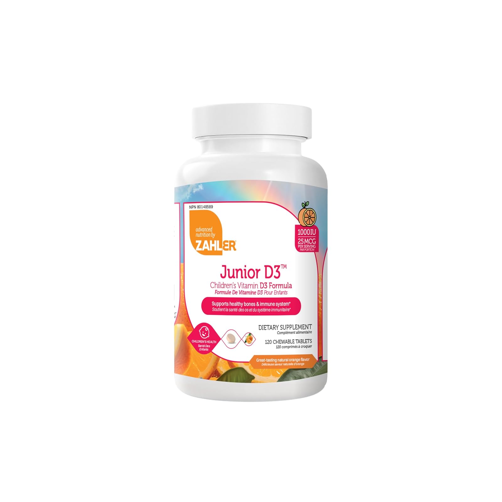 Zahler Junior D3 chewable tablets