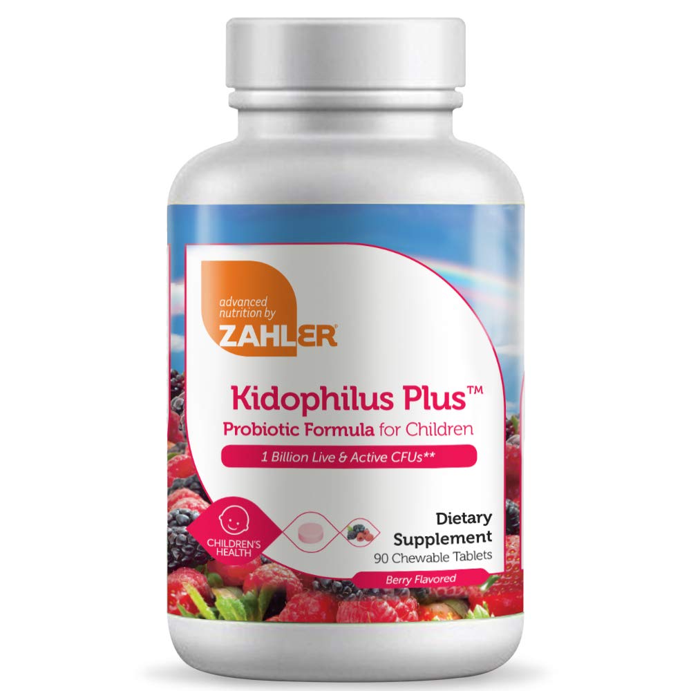 Zahler Kidophilus chewable probiotics for kids